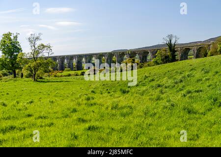 Craigmore viaduct railway bridge, Northern Ireland Stock Photo - Alamy