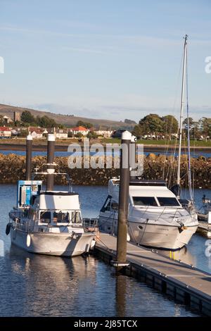 Cruising on the west coast of Scotland: walkway leading down to a ...