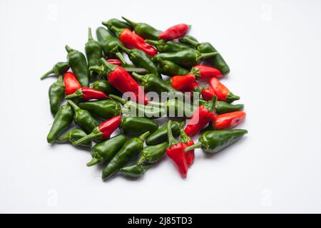 CHILLI Red Apache vegetable chilli peppers (capsicum annum) potted in ...