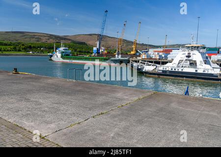 Warrenpoint harbour, the second largest commercial port in Northern ...