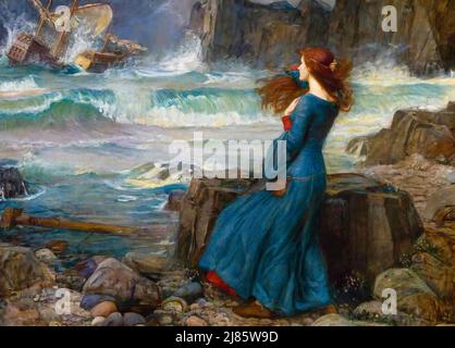 John William Waterhouse - Miranda - 1916 Stock Photo - Alamy