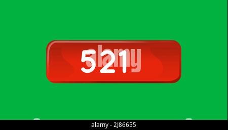 Numbers counting up 4k Stock Photo - Alamy