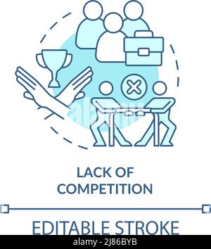 Lack of competition concept icon Stock Vector Image & Art - Alamy