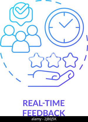 Real-time feedback concept icon Stock Vector Image & Art - Alamy