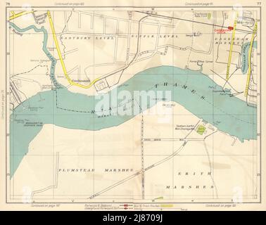 E LONDON. Creekmouth Plumstead/Dagenham/Erith Marshes Dagenham Dock ...