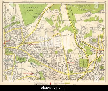 SW LONDON. Kingston Coombe Norbiton New Malden Berrylands Wimbledon ...