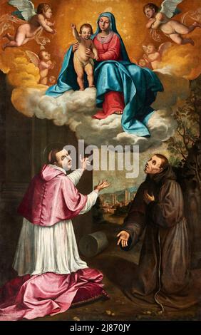 *Gloria di San Carlo Borromeo* by Cerano is an Italian Baroque painting ...