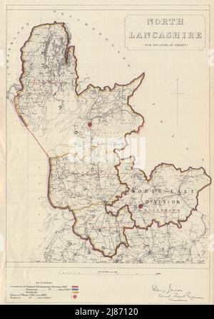 Lancashire Parliamentary County. BOUNDARY COMMISSION. Close 1917 old ...