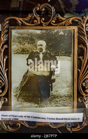 Jefferson Davis & His Wife Stock Photo - Alamy