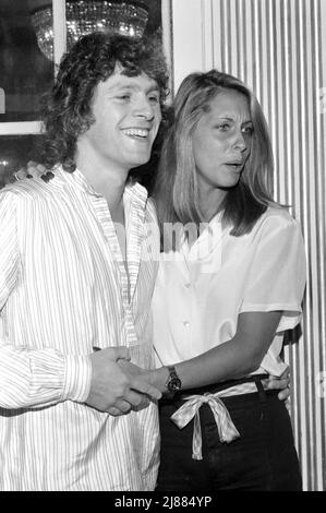 Sandy Farina at the press conference before the premiere of Sgt. Pepper ...