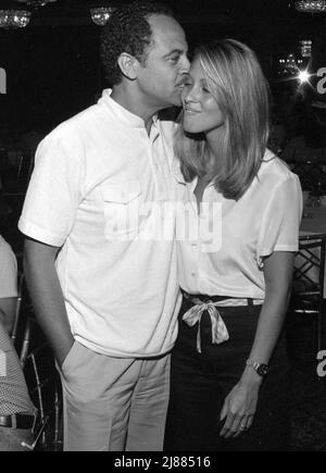 Sandy Farina at the press conference before the premiere of Sgt. Pepper ...