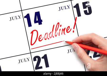 13th day ofJuly. A hand drawing outline of airplane on calendar date 13 ...