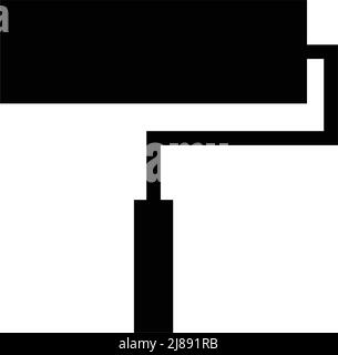 Paint-roller Simple vector icon. Modern, simple flat vector ...