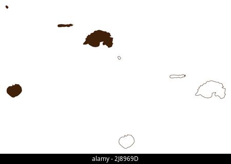 Vitu, Witu or French Islands (New Guinea, Pacific Ocean, Bismarck ...
