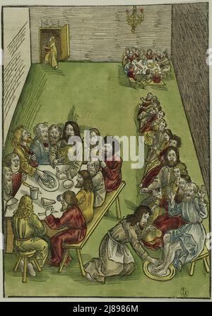 The Last Supper and Christ Washing the Feet of the Apostles, 1460-65 ...