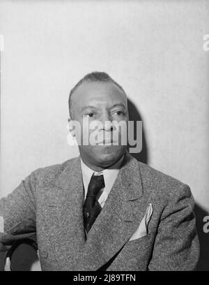 A. Philip Randolph. Portrait of the American civil rights activist, Asa ...
