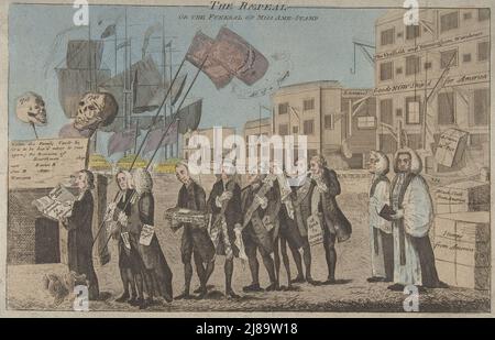 The Repeal, or the Funeral Procession, of Miss America Stamp. Repeal of ...