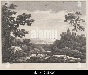 Landscape, ca. 1730-1758 Stock Photo - Alamy