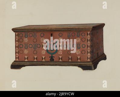 Pa. German Chest, c. 1938 Stock Photo - Alamy