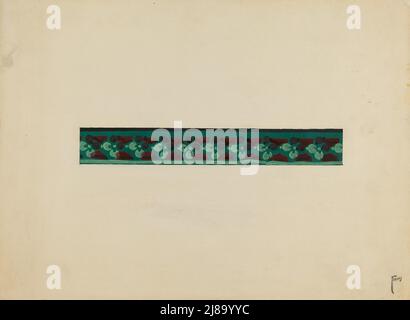 Wall Paper Border Design, c. 1936 Stock Photo - Alamy