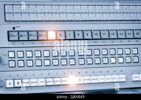 Control panel texture with lots of buttons Stock Photo - Alamy