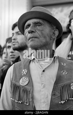 Native American indians protest and occupy Alcatraz Island in 1969 ...