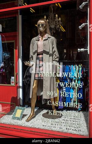 Vintage clothes on display at Armstrong's vintage clothing store in ...