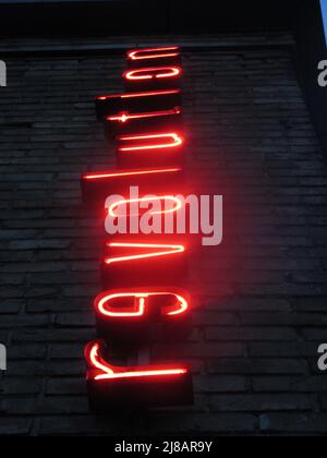 Revolution Cocktail Bar Sign Stock Photo - Alamy