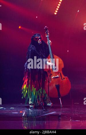 Kalush Orchestra for Ukraine performs on the stage during 1st demi ...