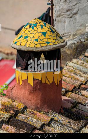magnificent decoration in an old Spanish church Stock Photo - Alamy