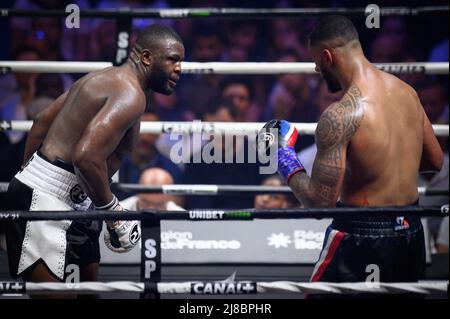 Tony Yoka of France during the international heavyweight boxing match ...