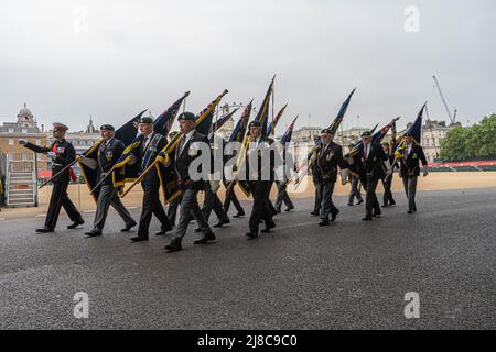 Veterans march in the Falklands Parade to commemorate 25 years since ...