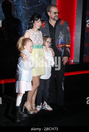 Lily Allen and David Harbour at the "Stranger Things: The First Shadow ...