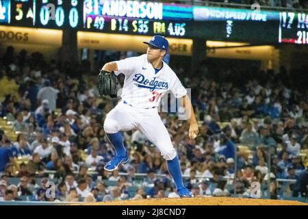 Los Angeles Dodgers pitcher Tyler Glasnow pitches during a training ...