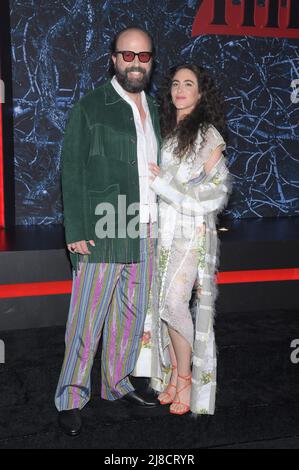 (L-R) Brett Gelman and Ari Dayan attend Netflix's "Stranger Things ...