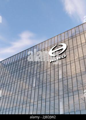 Hino, Tokyo, Japan. May 2, 2022. Editorial Use Only, 3D CGI. HINO ...