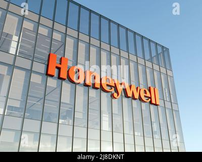 Charlotte, NC, USA. May 2, 2022. Editorial Use Only, 3D CGI. Honeywell ...