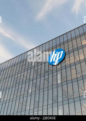 Palo Alto, CA, USA. May 2, 2022. Editorial Use Only, 3D CGI. HP Hewlett ...