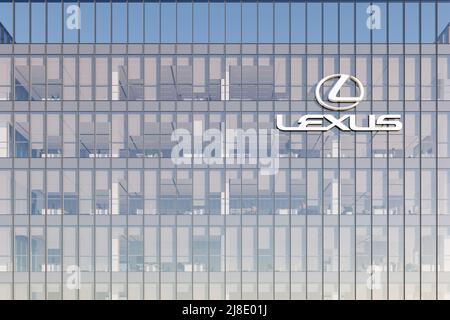 Nagoya, Aichi, Japan. May 2, 2022. Editorial Use Only, 3D CGI. Lexus ...
