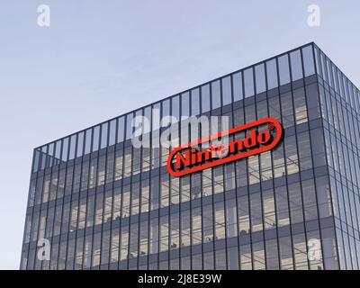 Kyoto, Japan, USA. May 2, 2022. Editorial Use Only, 3D CGI. Nintendo ...