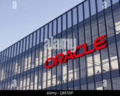 Austin, TX, USA. May 2, 2022. Editorial Use Only, 3D CGI. Oracle ...