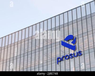 Amsterdam, Netherlands. May 2, 2022. Editorial Use Only, 3D CGI. Prosus ...