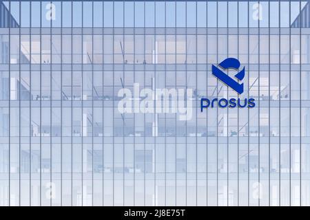 Amsterdam, Netherlands. May 2, 2022. Editorial Use Only, 3D CGI. Prosus ...