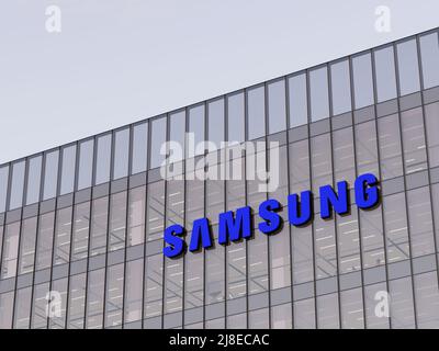 Suwon-si, South Korea. May 2, 2022. Editorial Use Only, 3D CGI. Samsung ...