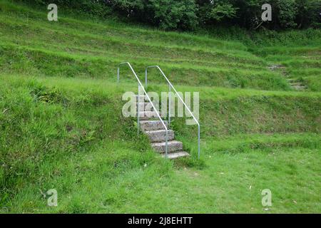Indian Queens Methodist Preaching Pit, Cornwall, England, UK Stock ...
