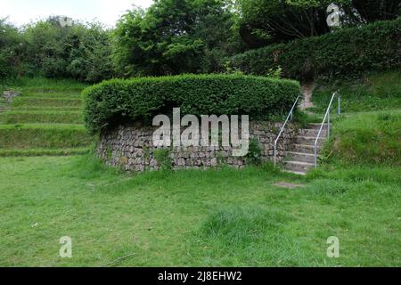 Indian Queens Methodist Preaching Pit, Cornwall, England, UK Stock ...