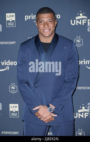Kylian Mbappe attending the 30th ceremony UNFP Trophy Awards at ...
