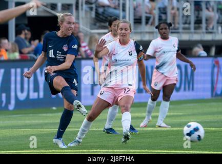 Angel City FC midfielder Dani Weatherholt (17) controls the ball ...