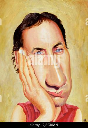 Pete Townshend of British rock group The Who with his wife Karen and ...