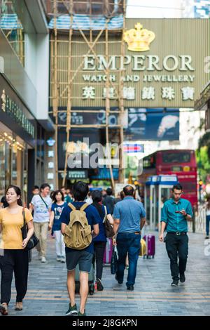 HONG KONG - DECEMBER 24, 2015: interior of Hong Kong Airport. Hong Kong ...